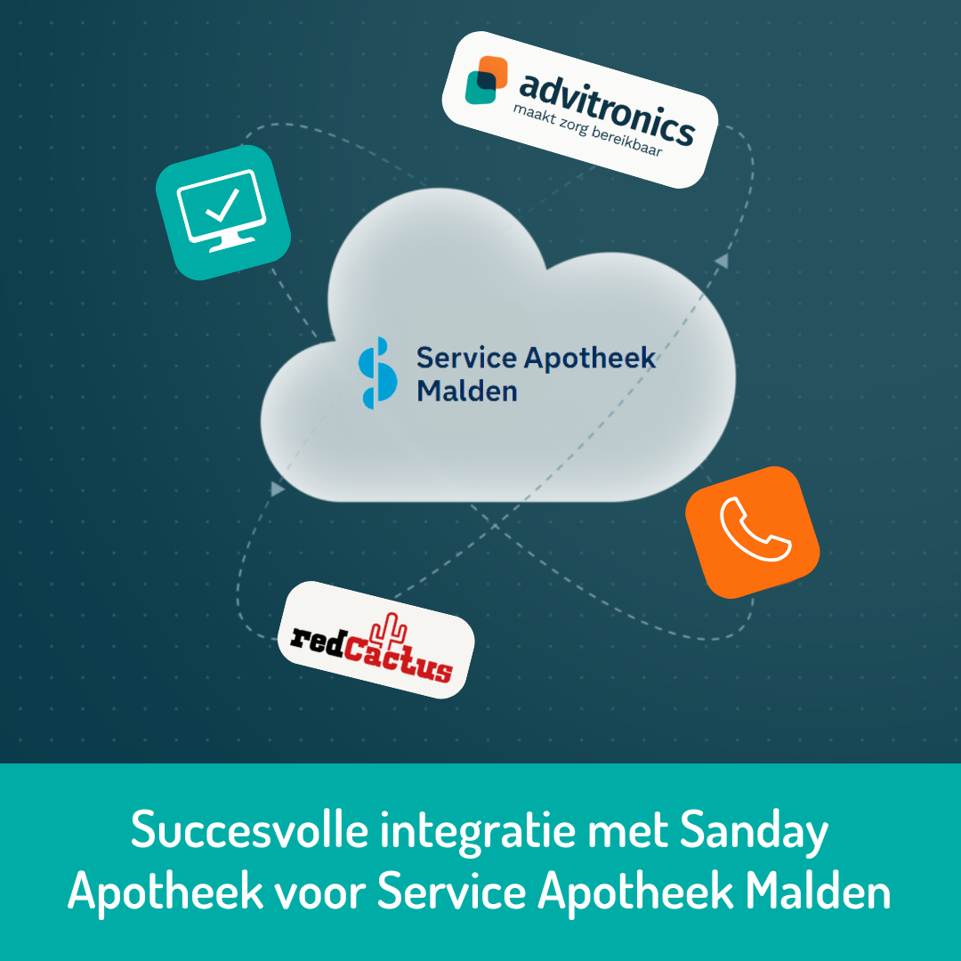 Succesvolle integratie met AIS Sanday Apotheek voor Service Apotheek Malden